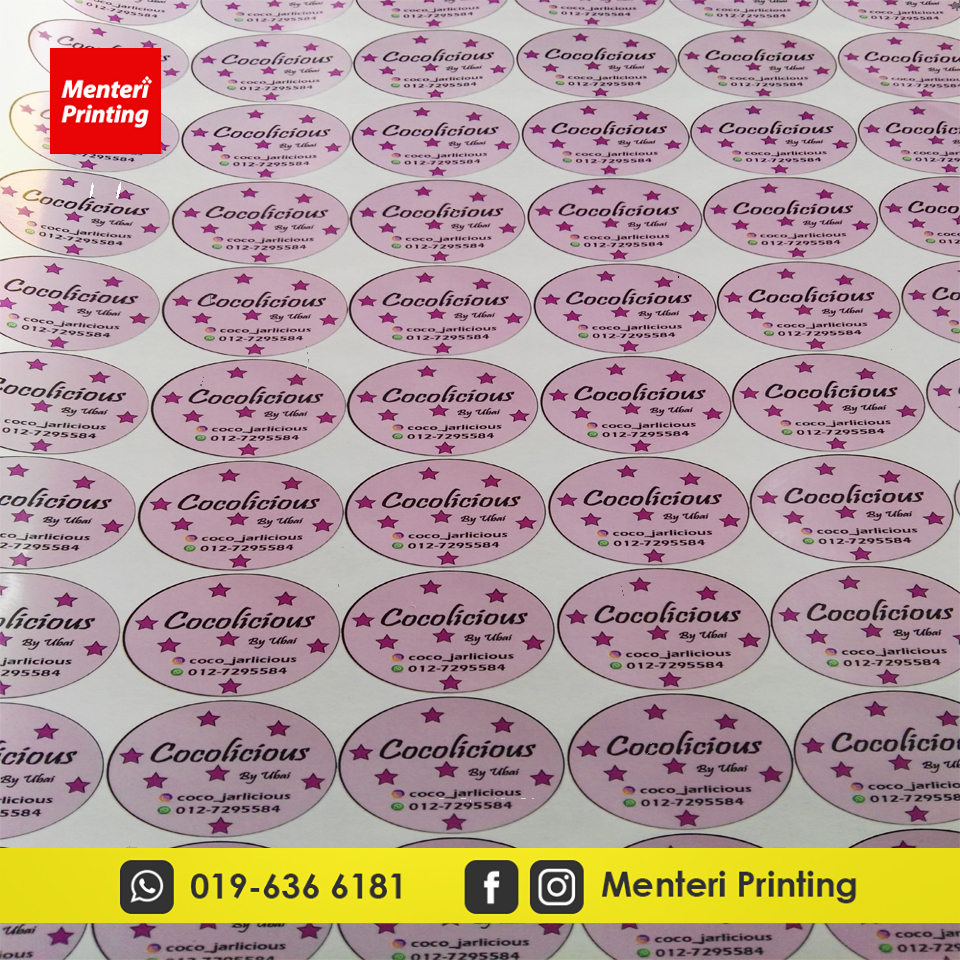 Sticker Label Produk