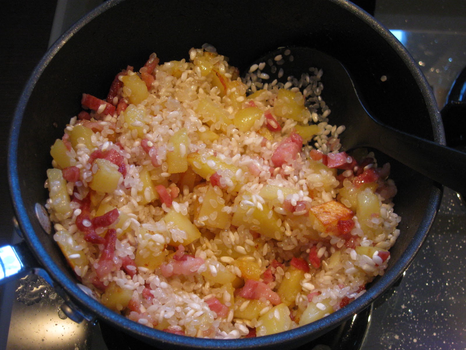 Limone & Caffé: riso pancetta e patate