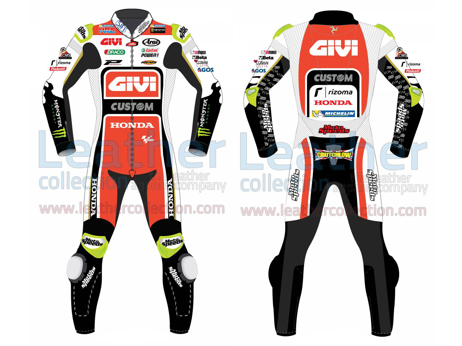 Cal Crutchlow LCR Honda 2017 MotoGP Race Suit - Racing Duke