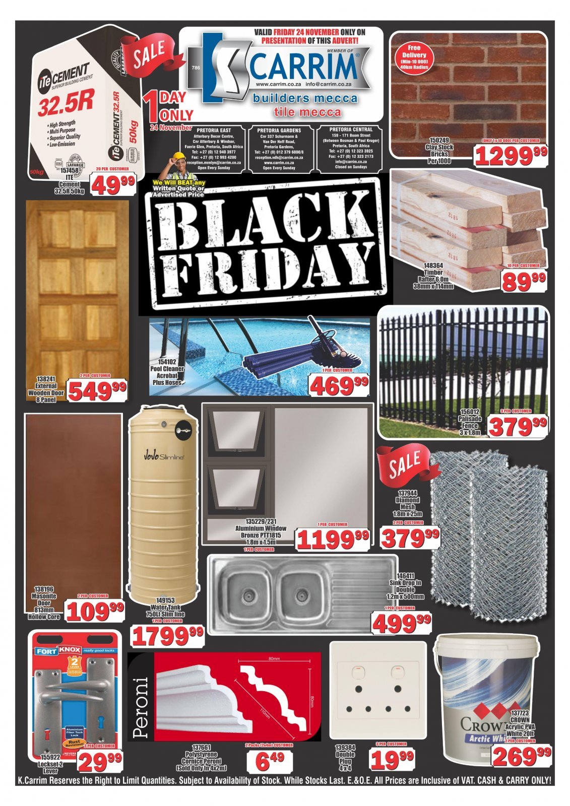 #BlackFriday K.Carrim 2018 Black Friday Deals [Coming soon]