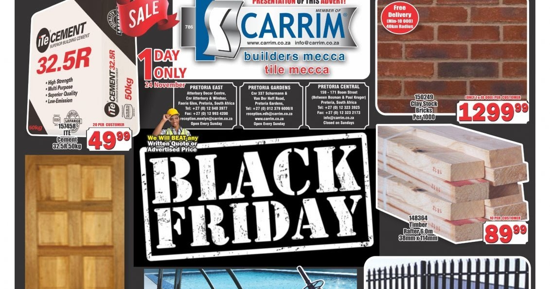#BlackFriday K.Carrim 2018 Black Friday Deals [Coming soon]