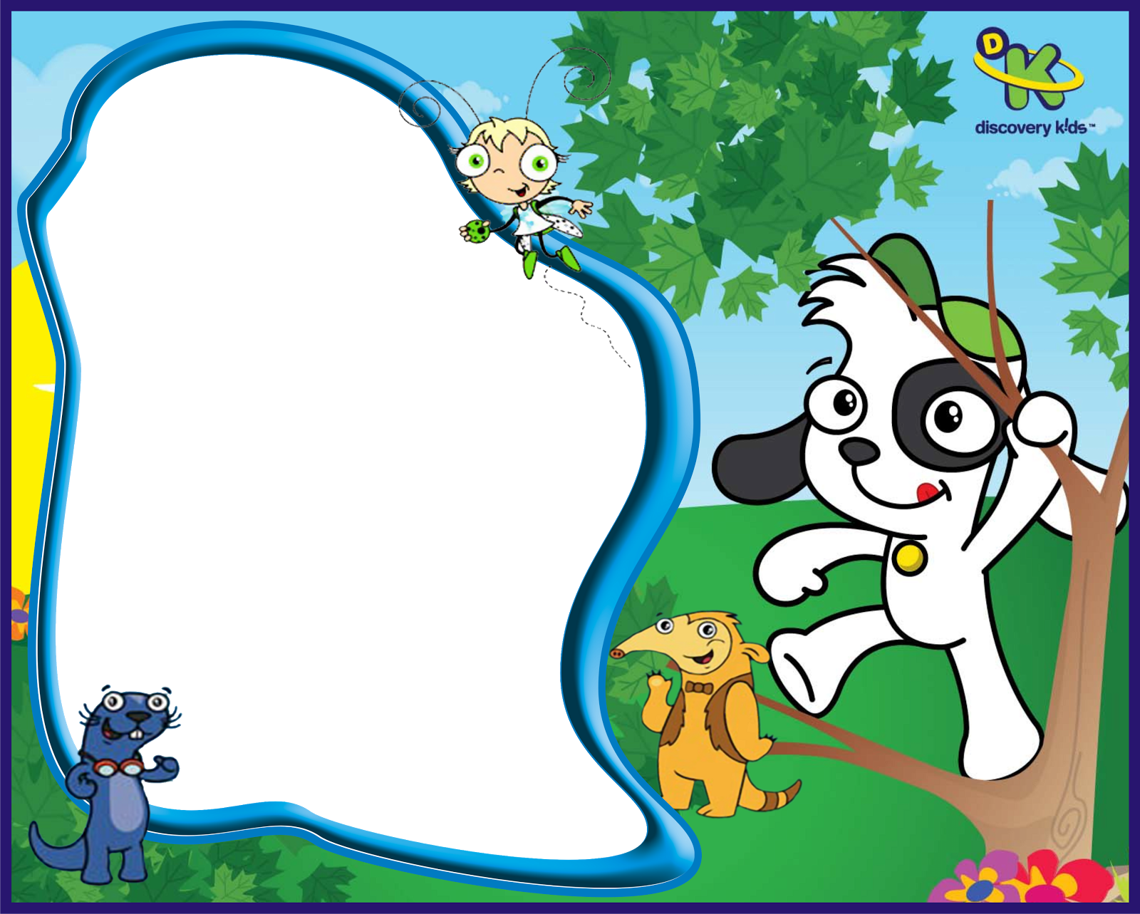 Marcos y Bordes para fotografias: Marcos para fotos de Doki y sus amigos - Las Aventuras de Oki Doki