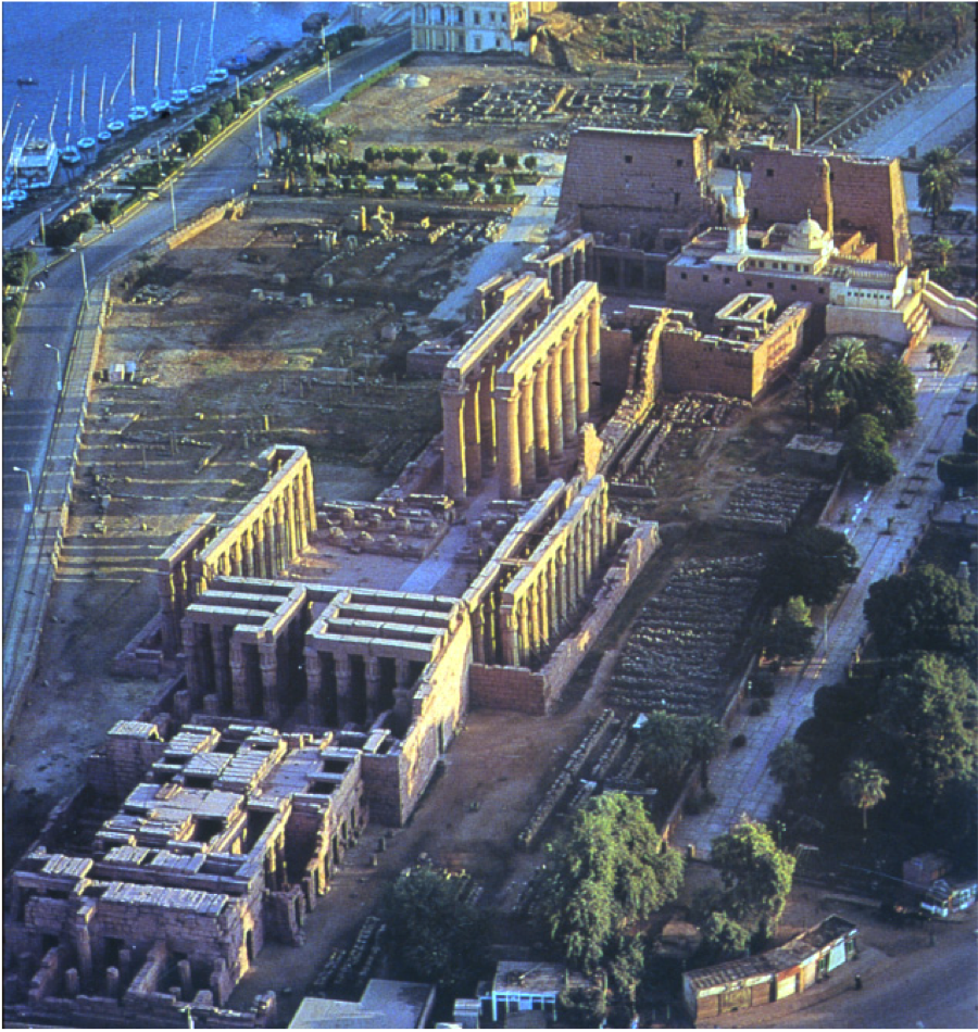 The Ancient Egypt: Luxor temple .. About the temple .. Part ( 1 )