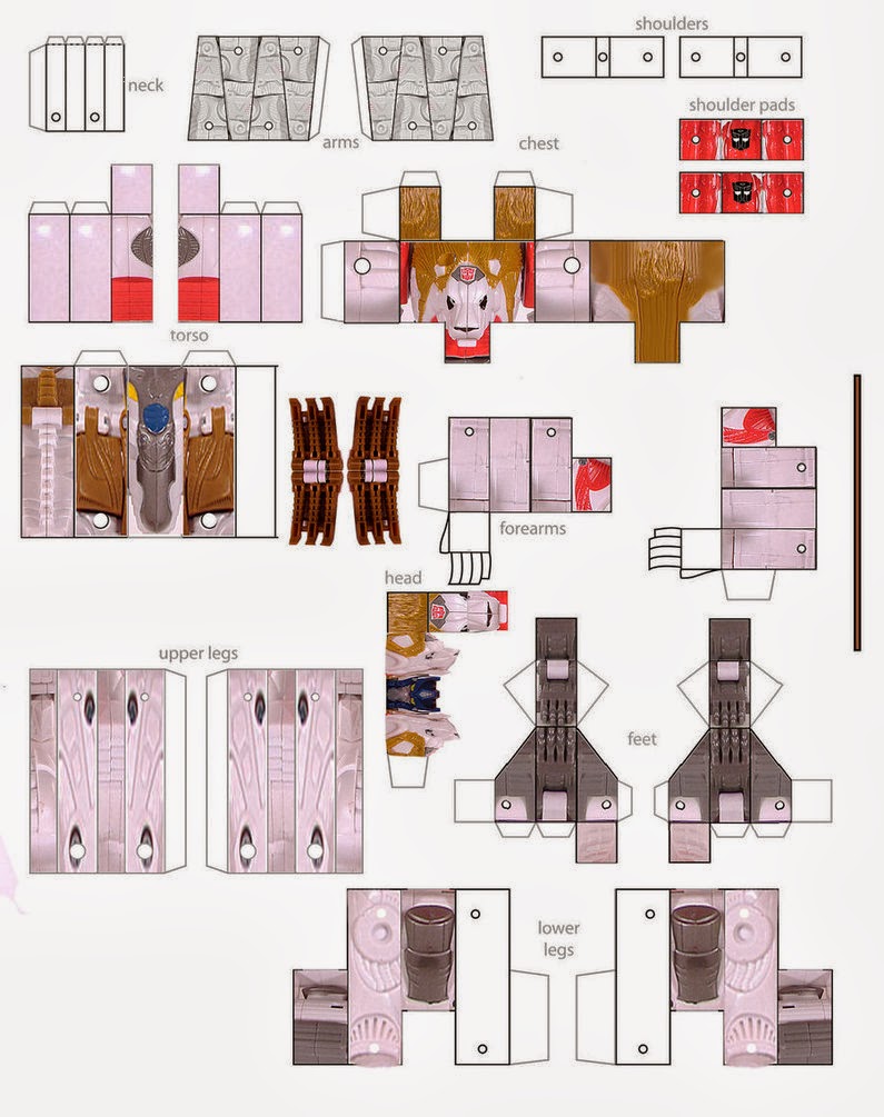 Paper Robots: Paper Robots Transformers