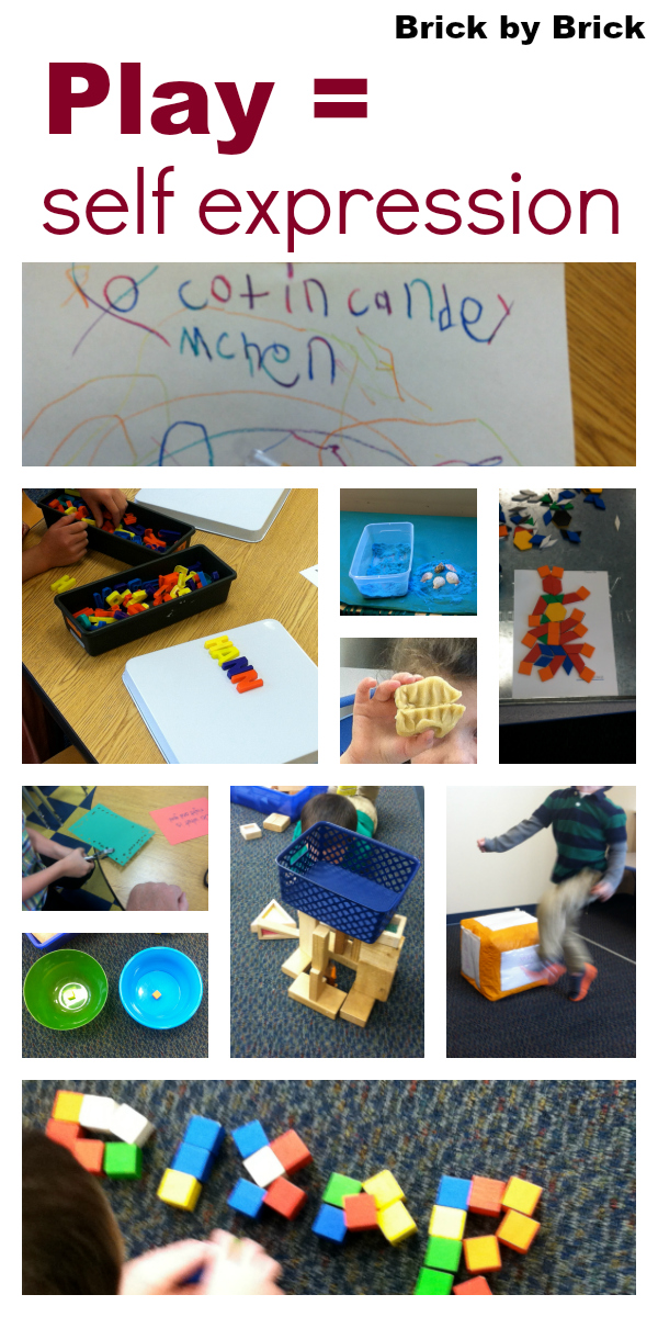 Brick by Brick: Play = Self Expression