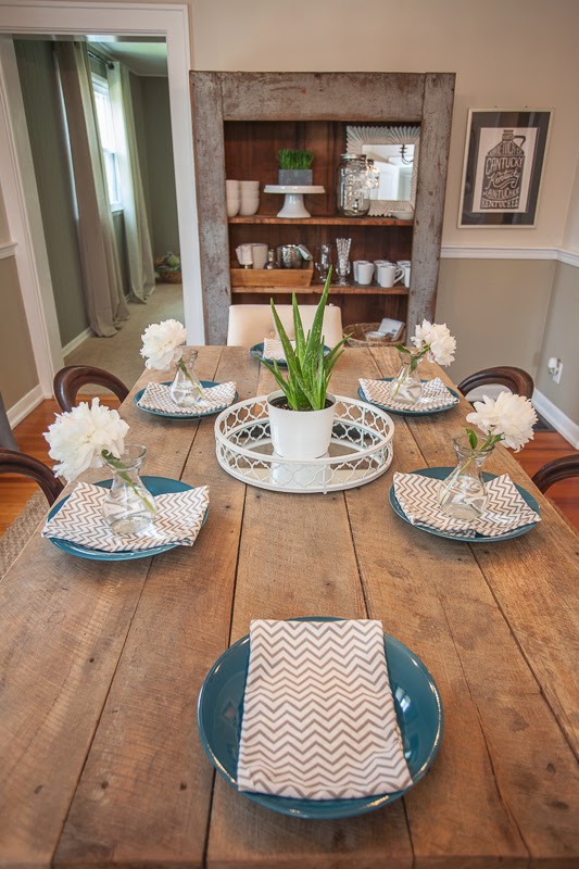 Simply Sarah Style Decorating (Part 1): A Rustic Chic Dining Room ...