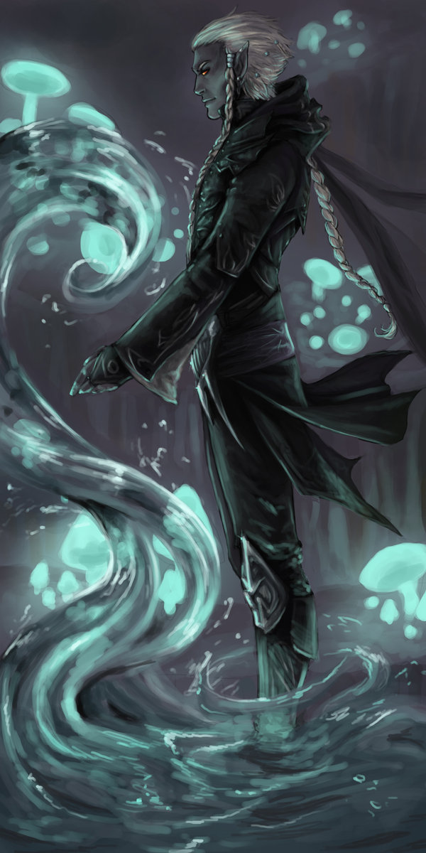 Les Elfes: elfes noirs hommes