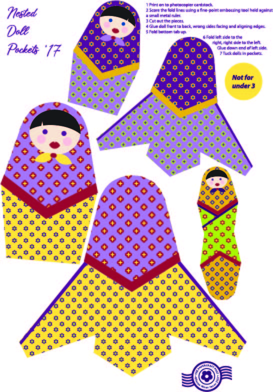 The Papercraft Post: Nested Doll Pockets The Papercraft Post: Nested Doll Pockets