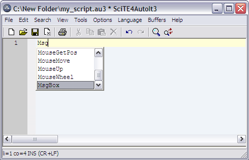 Code Seeker: Getting Familiar with AutoIt3 Script Editor