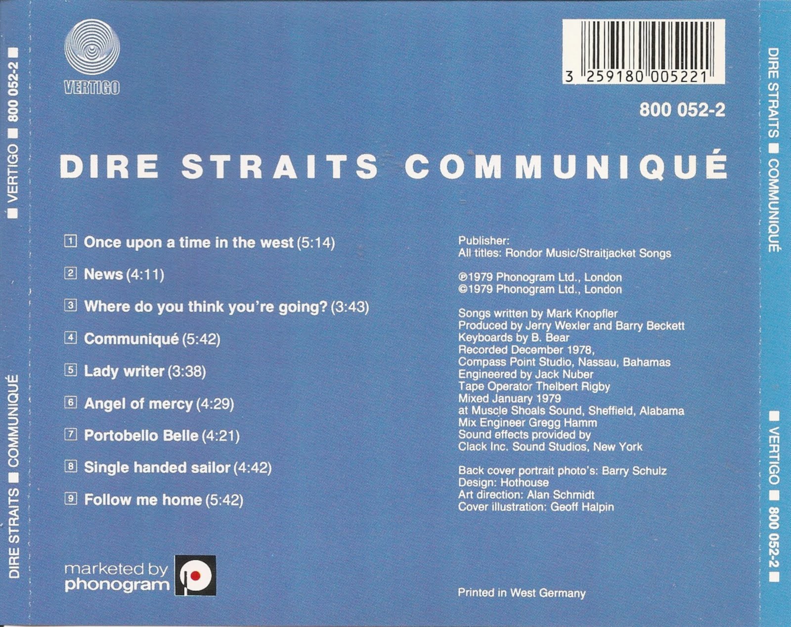 The First Pressing CD Collection: Dire Straits - Communiqué