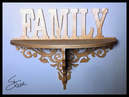 Scrollsaw Workshop: Fretwork Shelf, Family Scroll Saw Pattern.