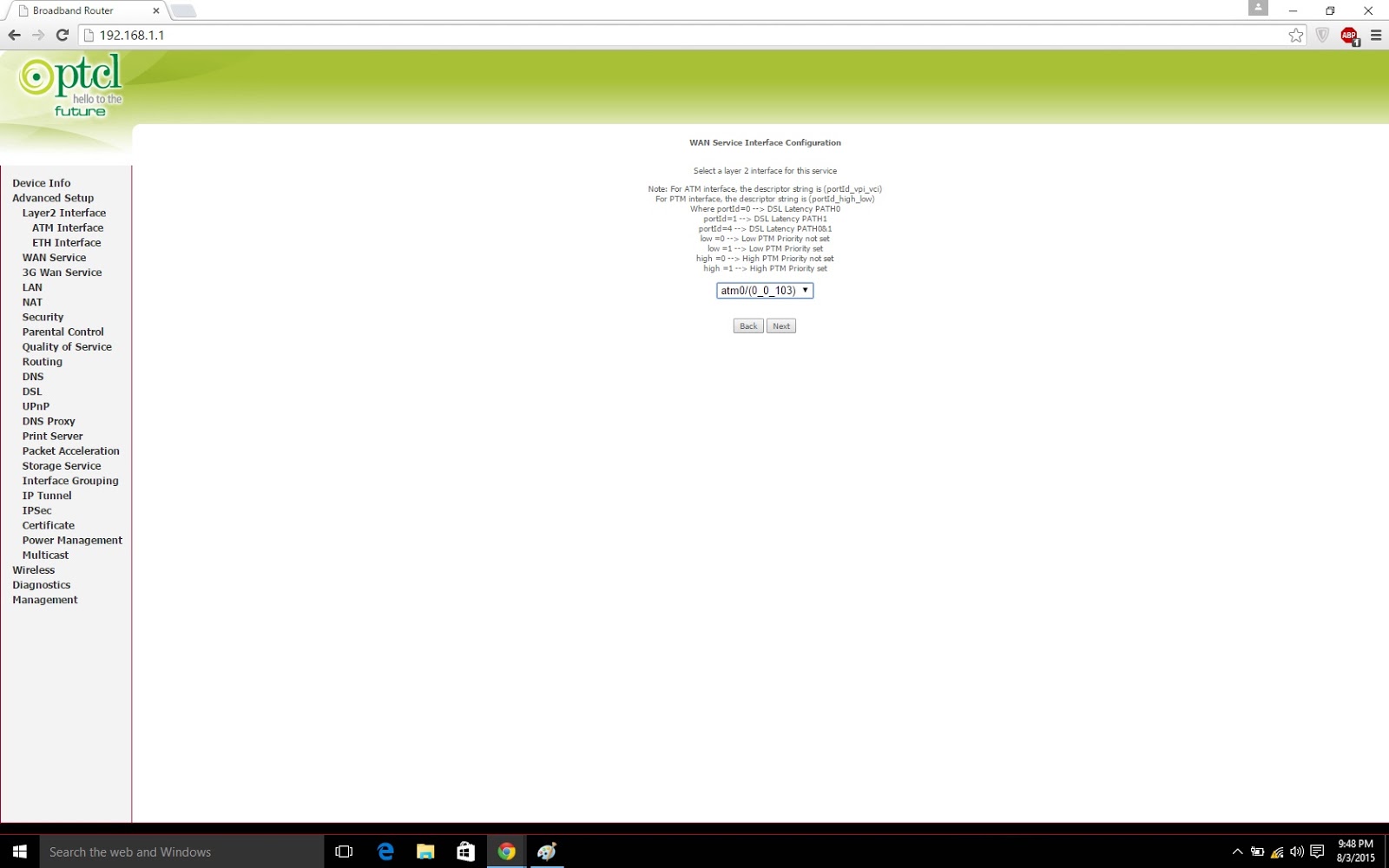 How to Configure PTCL Modem or Router (AN1020-25U) [All Screeshots]