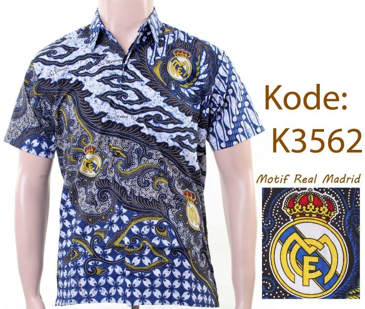 Batik Bola Motif Real Madrid (K3559, K3562, K3563) - Brahma Curva Shop