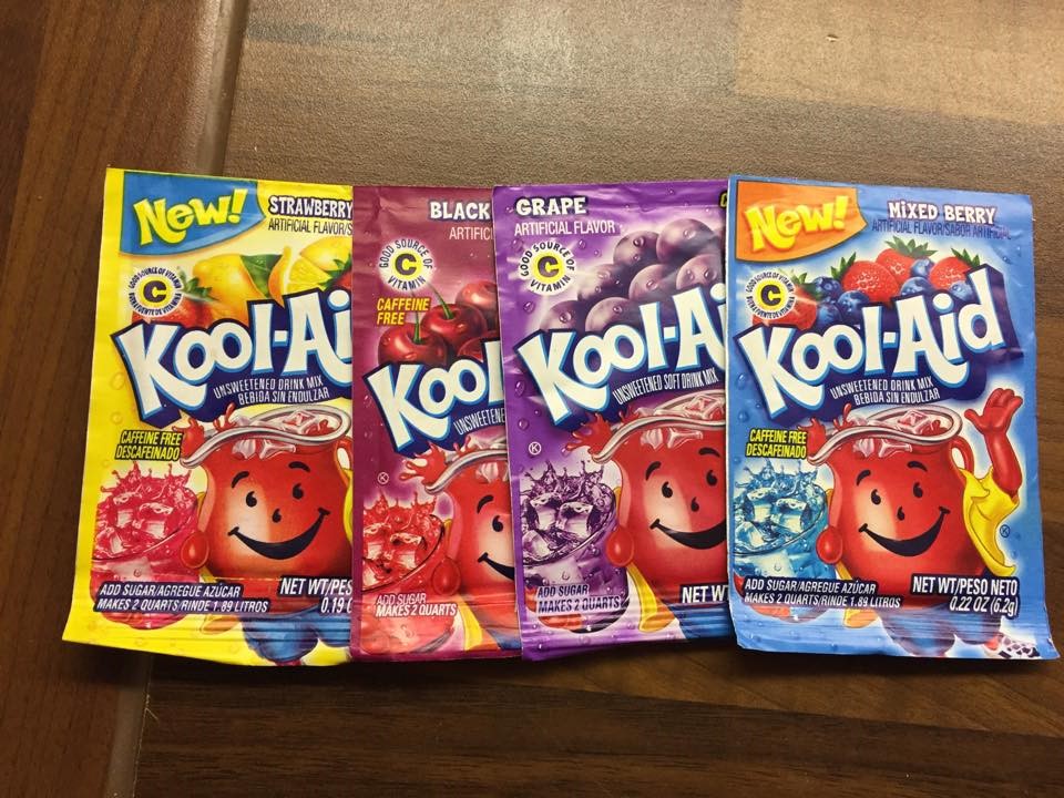 Langanlumous: Koolaus eli Kool-aid värjääminen