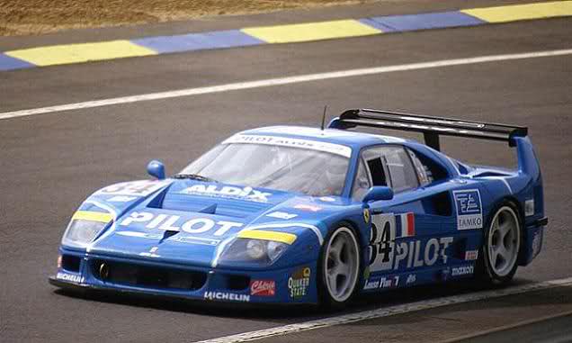 24 Heures du Mans: Ferrari F40 LM Le Mans 1995 Pilot Aldix Racing #34 M ...