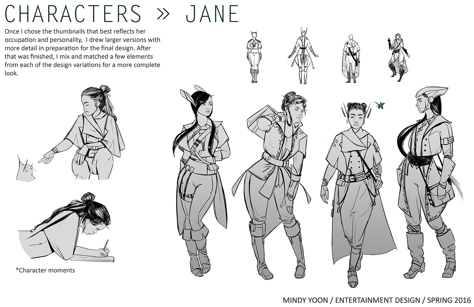 MINDY YOON: ACCD Entertainment Design portfolio [SPRING 2016]