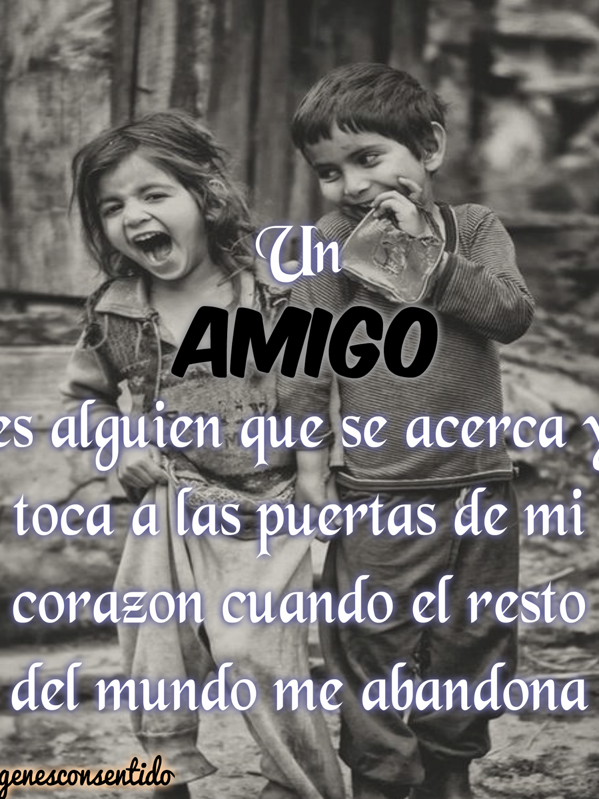 Imágenes con Sentido: Definición de AMISTAD