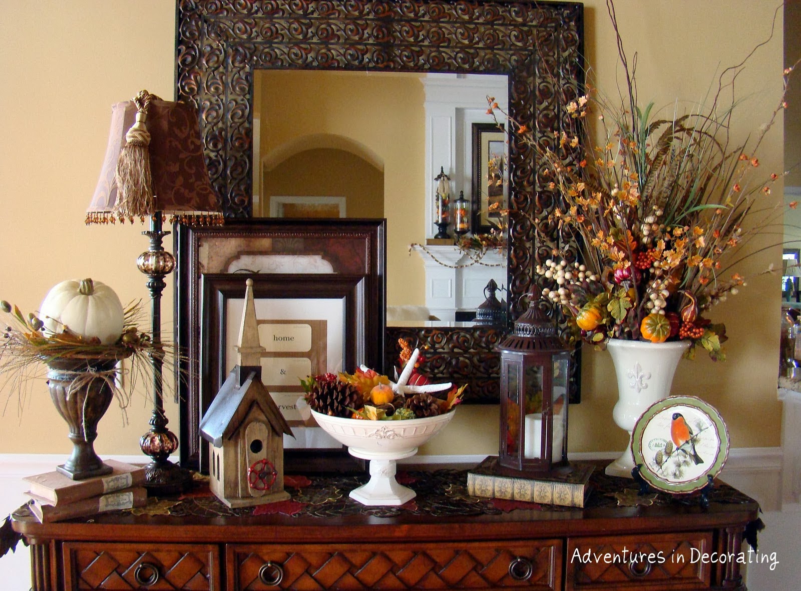 The Domestic Curator: 55 Inspired Mantels For Thanksgiving