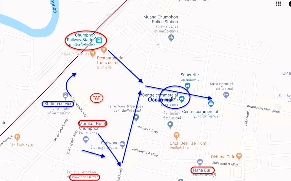 Planete Joce en Asie: Jeudi 1er Février 2018 - Chumphon (2)