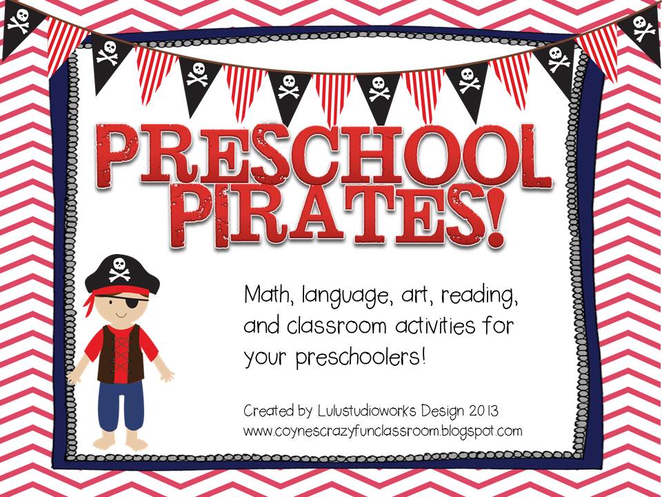 Coyne's Crazy Fun Preschool Classroom: Pirate Unit Ready To Purchase on TpT