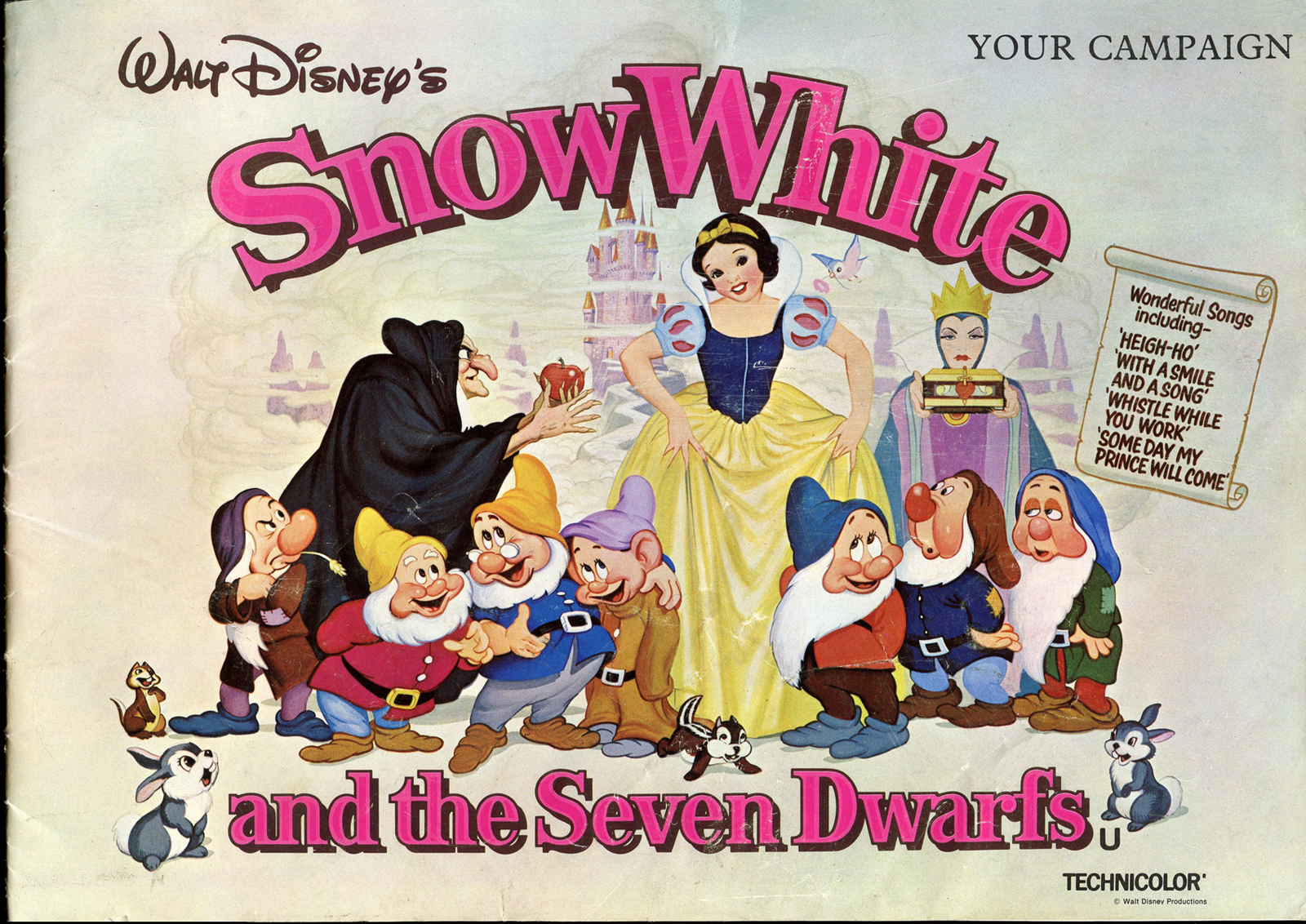 Filmic Light - Snow White Archive: 1980 UK Snow White Pressbook