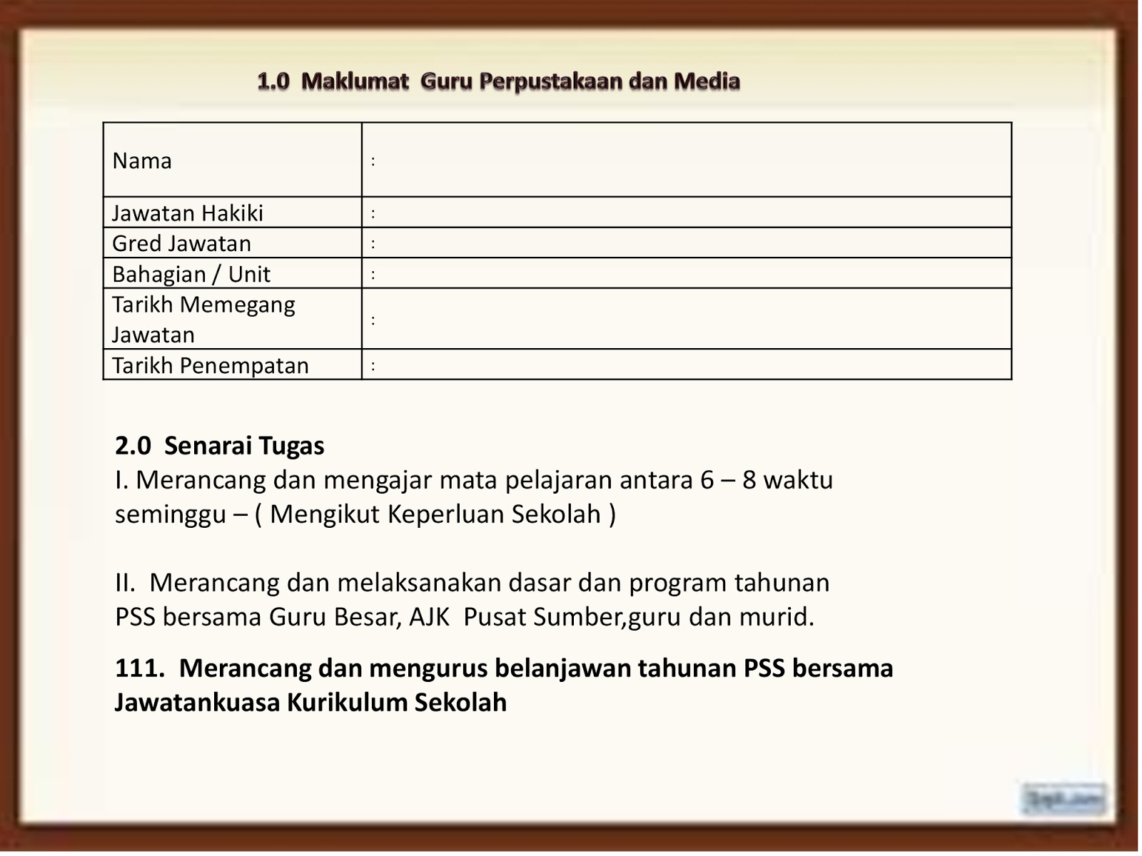 Pusat Sumber STARS: FAIL MEJA GPM