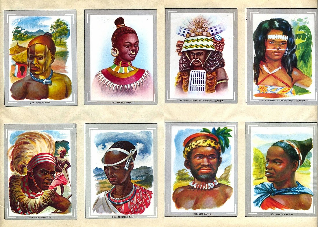 Memoria de Papel: Vida y Color - Razas Humanas