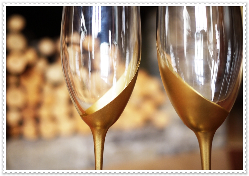 How to Make Elegant Gold Glasses (Step by step) | Beauty Zone