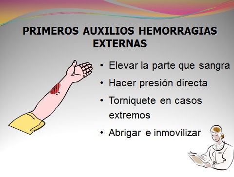 Hemorragia Externa ~ PRIMEROS AUXILIOS