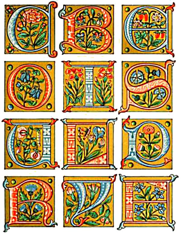 The Graphics Diva: FREE Classic Letters & Borders