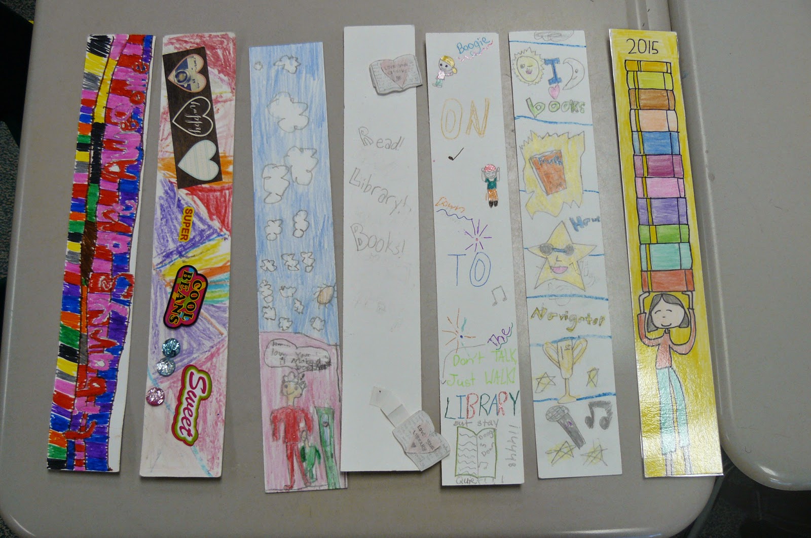Second Grade in Room 206: Love Your Library Bookmarks
