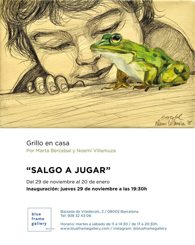 "Salgo a jugar" exposición de Marta Bercebal y Noemí Villamuza en Blue ...
