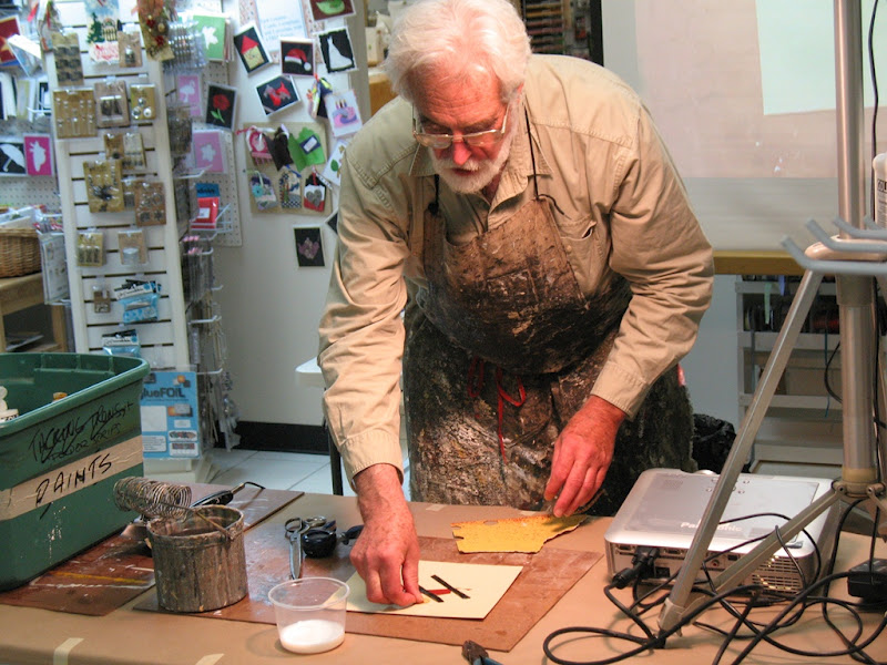 Midwest Collage Society: Jonathan Talbot came through town