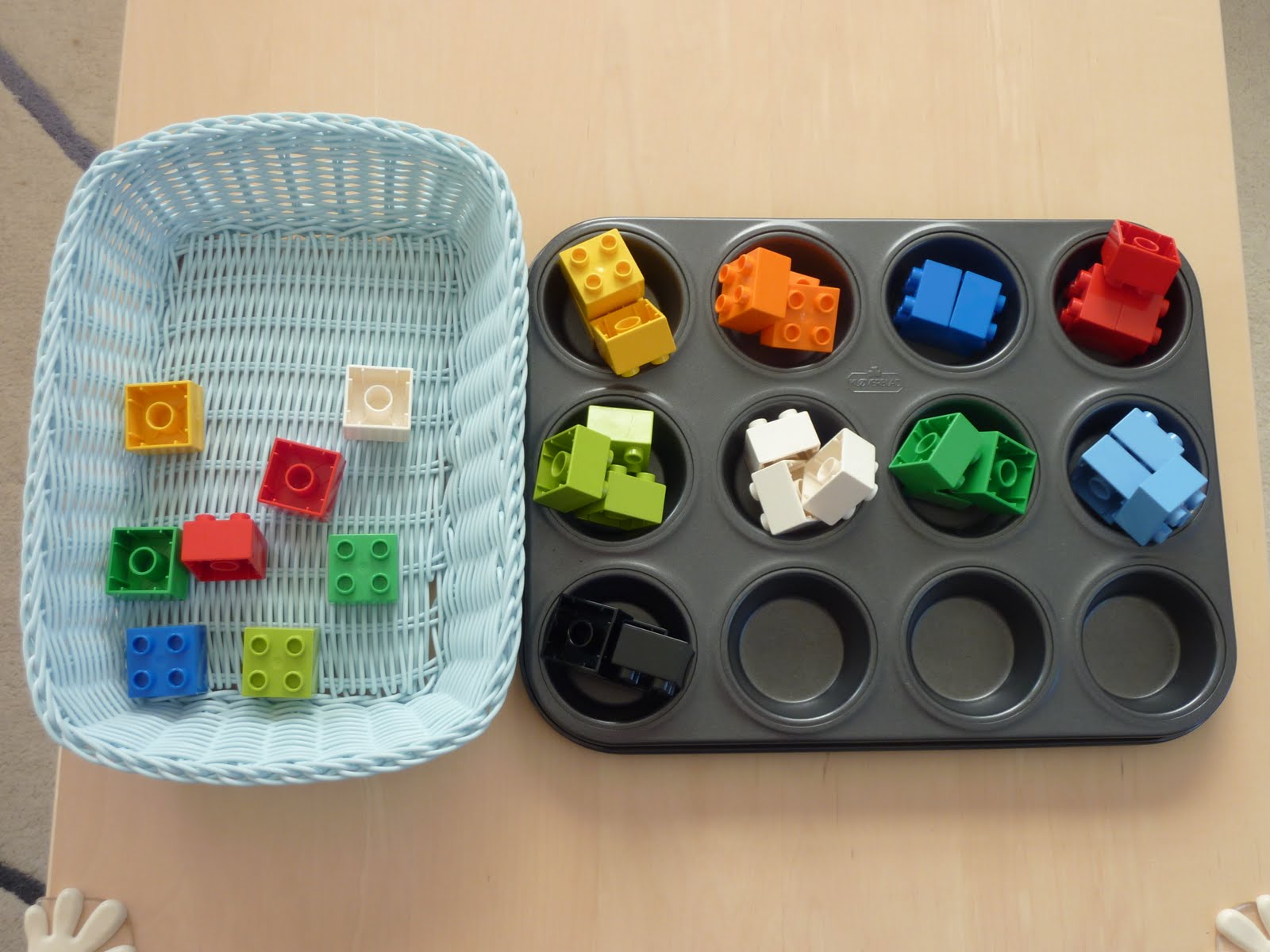 Family FECS: Montessori Activity: Sorting by Colors