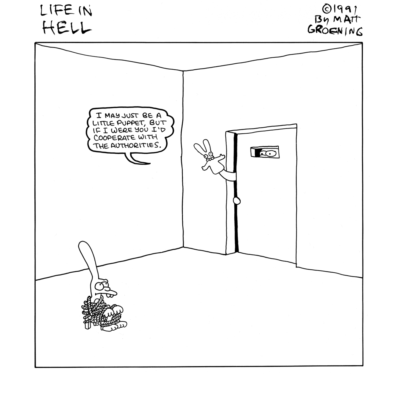 Bongo's Ultimate Life in Hell Archive : Life in Hell 1991 Archive