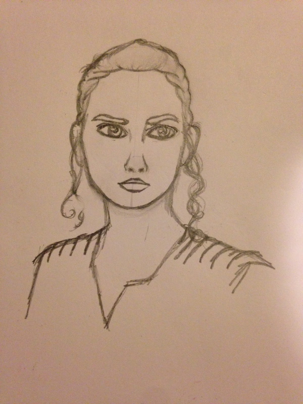 Drawn To Writing: How to Draw Rey - A Tutorial