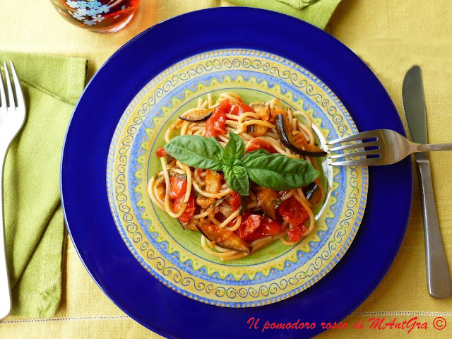 Il Pomodoro Rosso di MAntGra: Spaghetti alla calabra