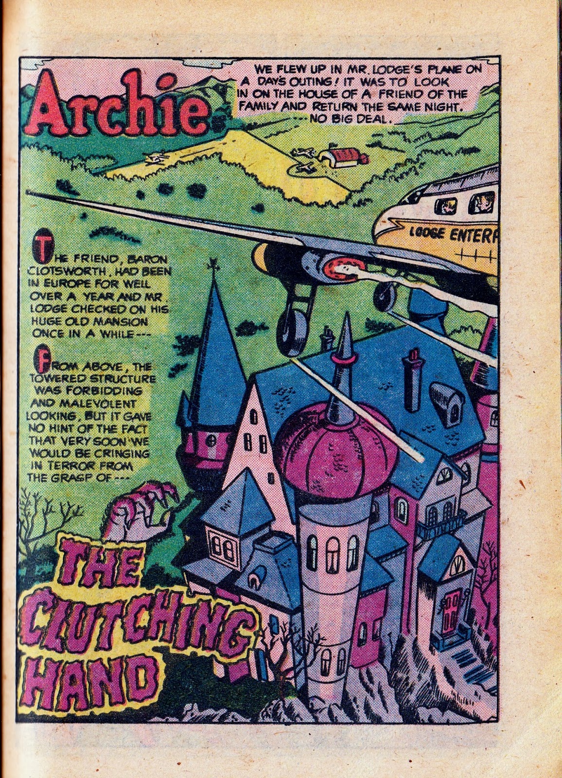 Mixed-Up Monster Club: "The Clutching Hand" - Vintage Archie & The ...