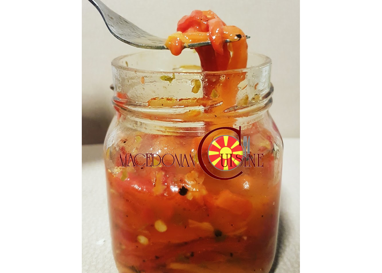 TORN PEPPERS (KINATI PIPERKI) ~ Macedonian Cuisine