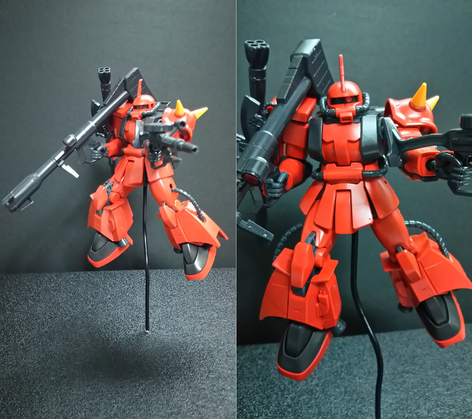 GUNPLA-Linux: HGUC MS-06R-2 ZAKUⅡジョニー・ライデン専用ザク