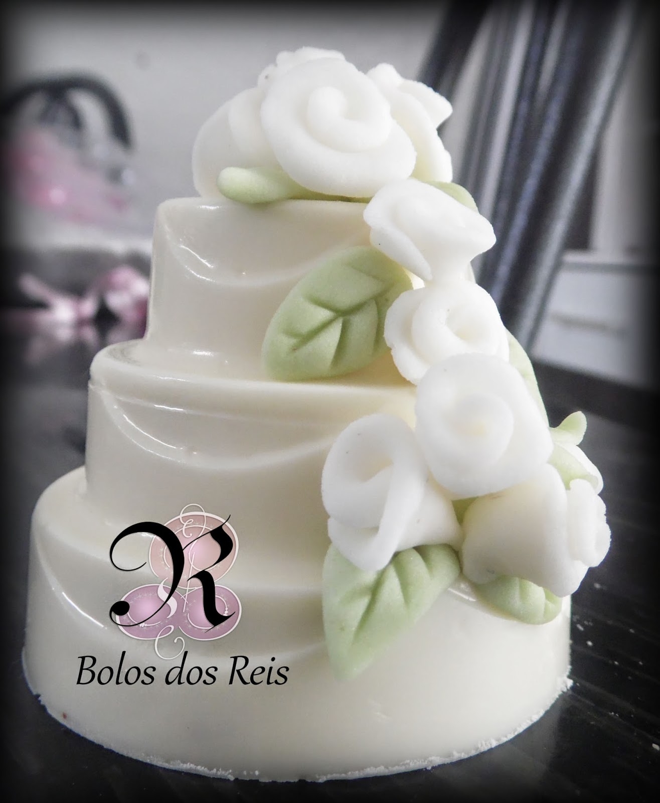 Bolos dos Reis: Mini Bolo 3 andares - Casamento