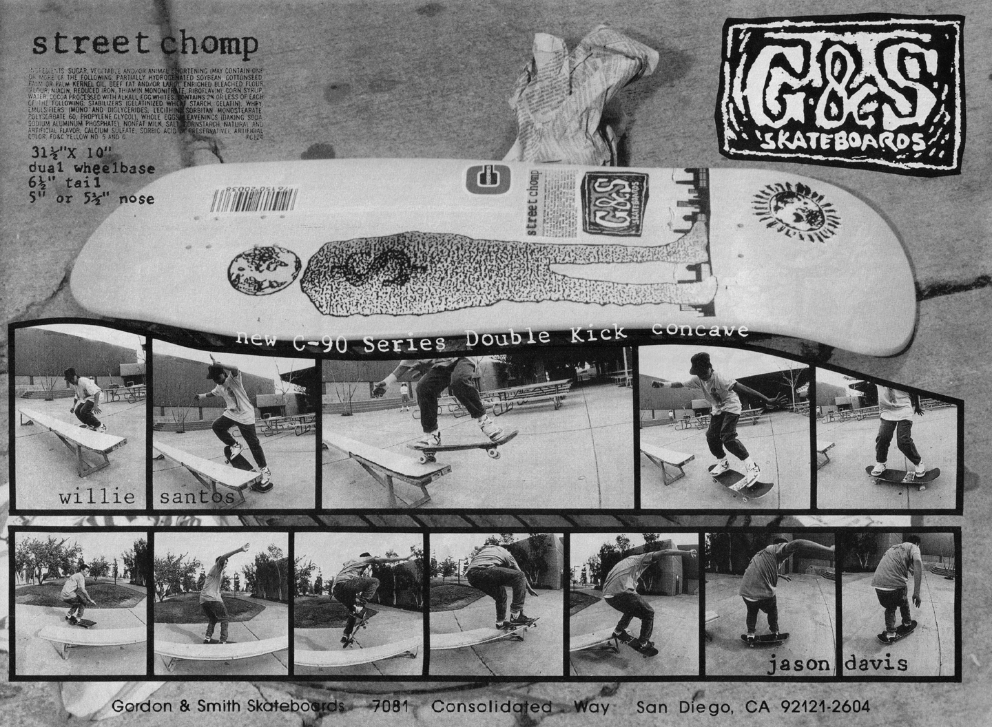 Birdhouse Skateboards Willy Santos