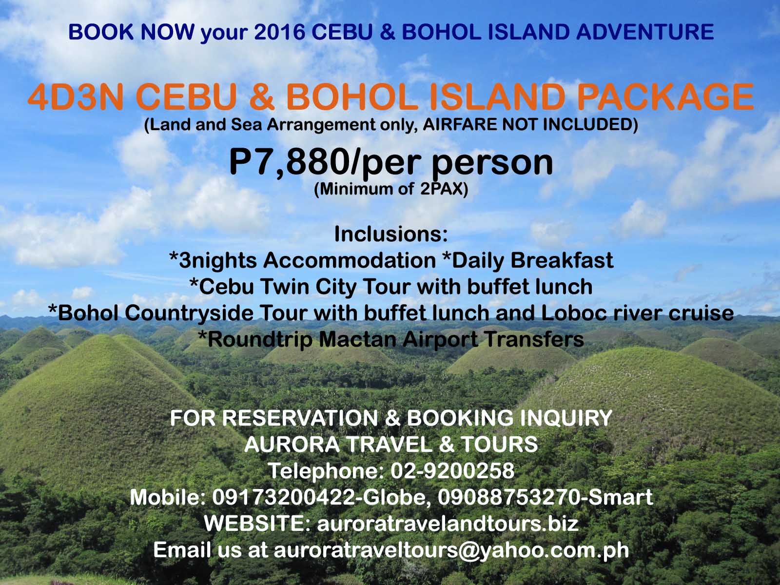2015 Cebu Tour Package
