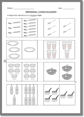 Aurorenono: Comparer des quantités