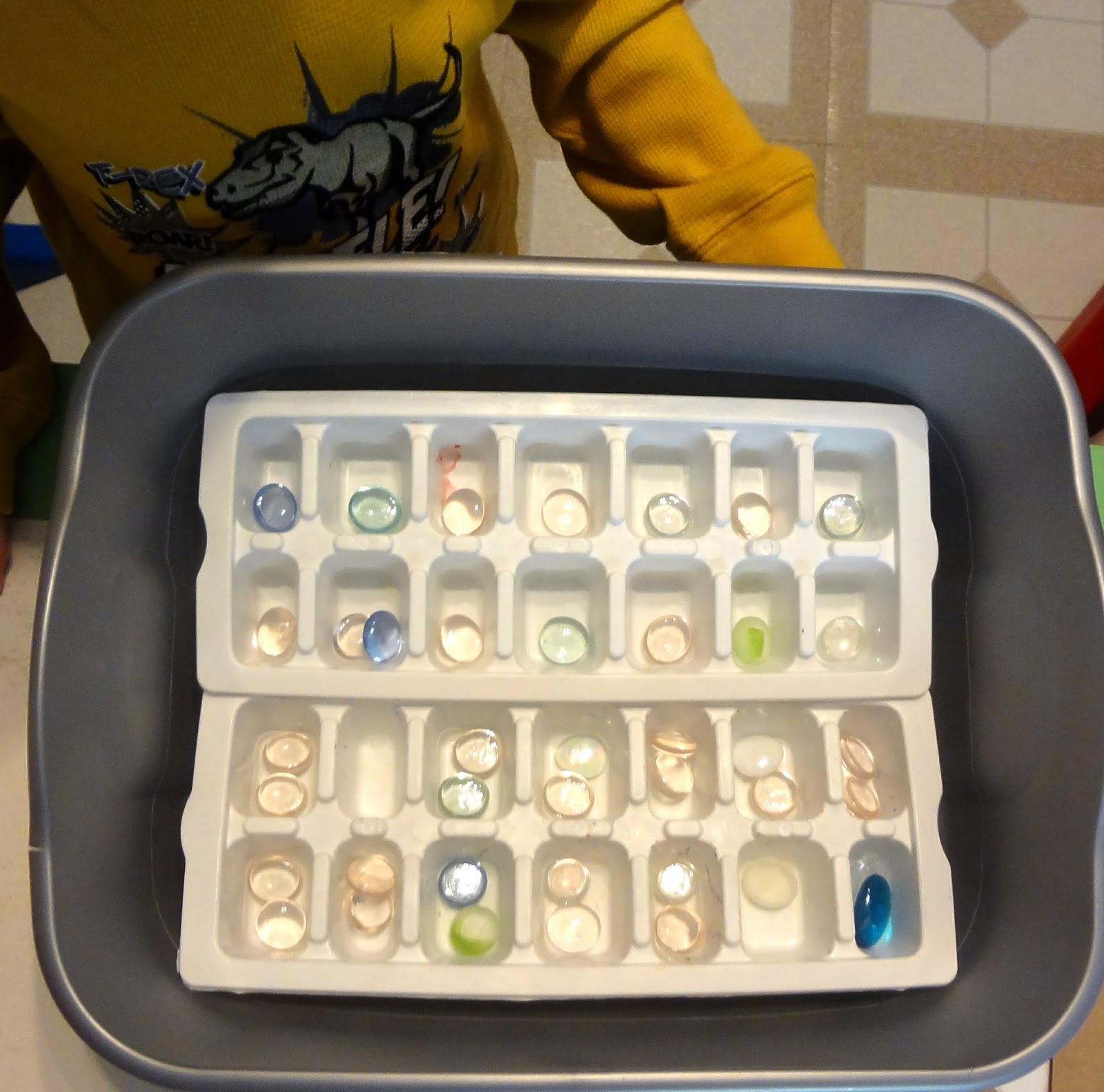 Time for Play: Using Glass Stones for Fine Motor, Math and Letter Skills