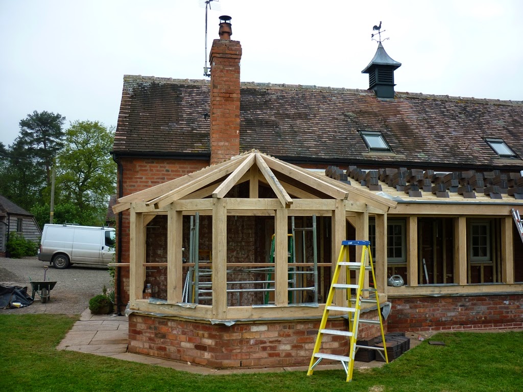 Sawdust In My Socks: 10m Green Oak Conservatory