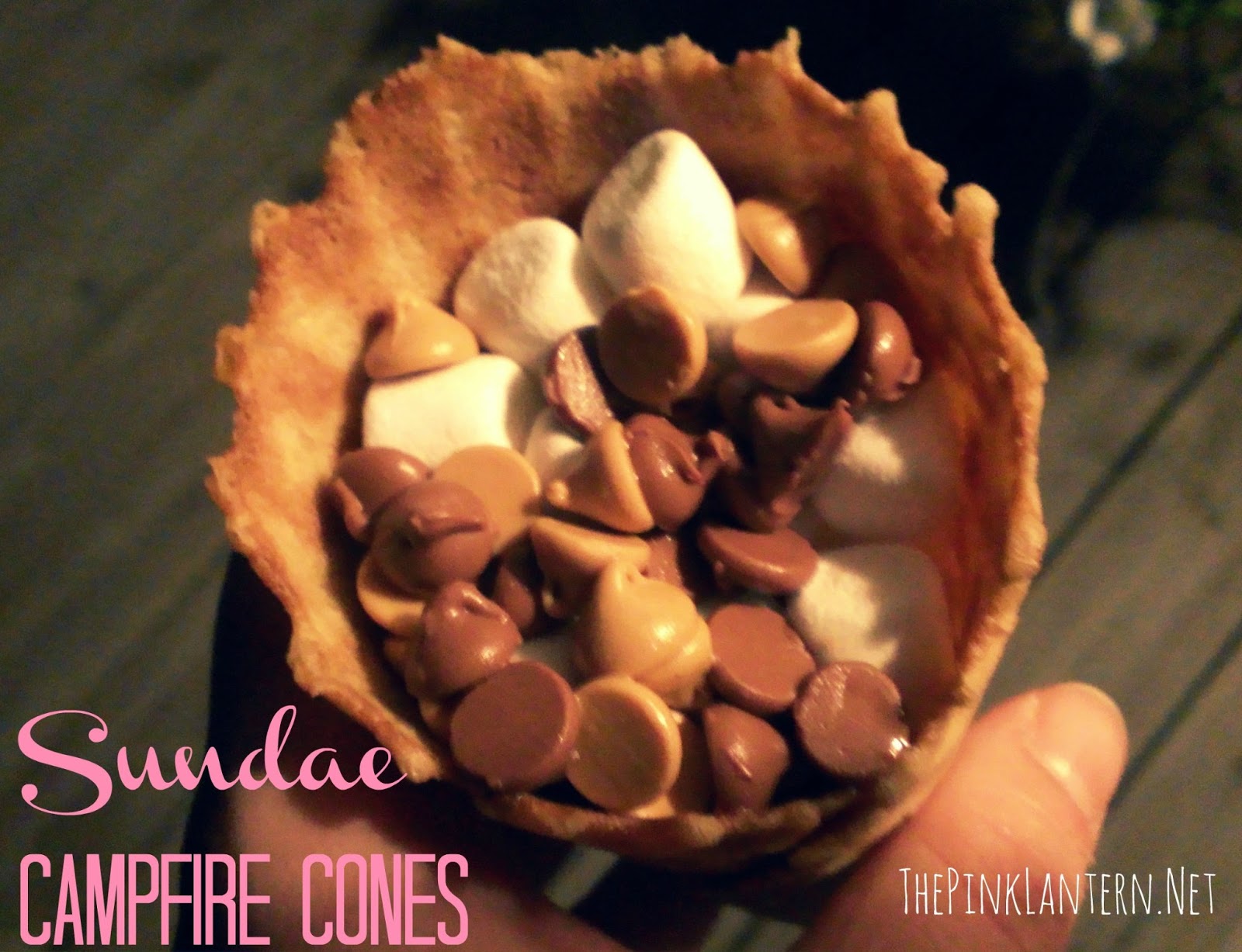 The Pink Lantern: Sundae Campfire Cones