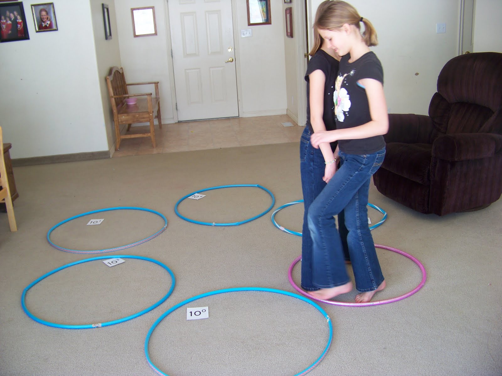 Our Fun Homeschool: Jump the Hoops With Powers of Ten