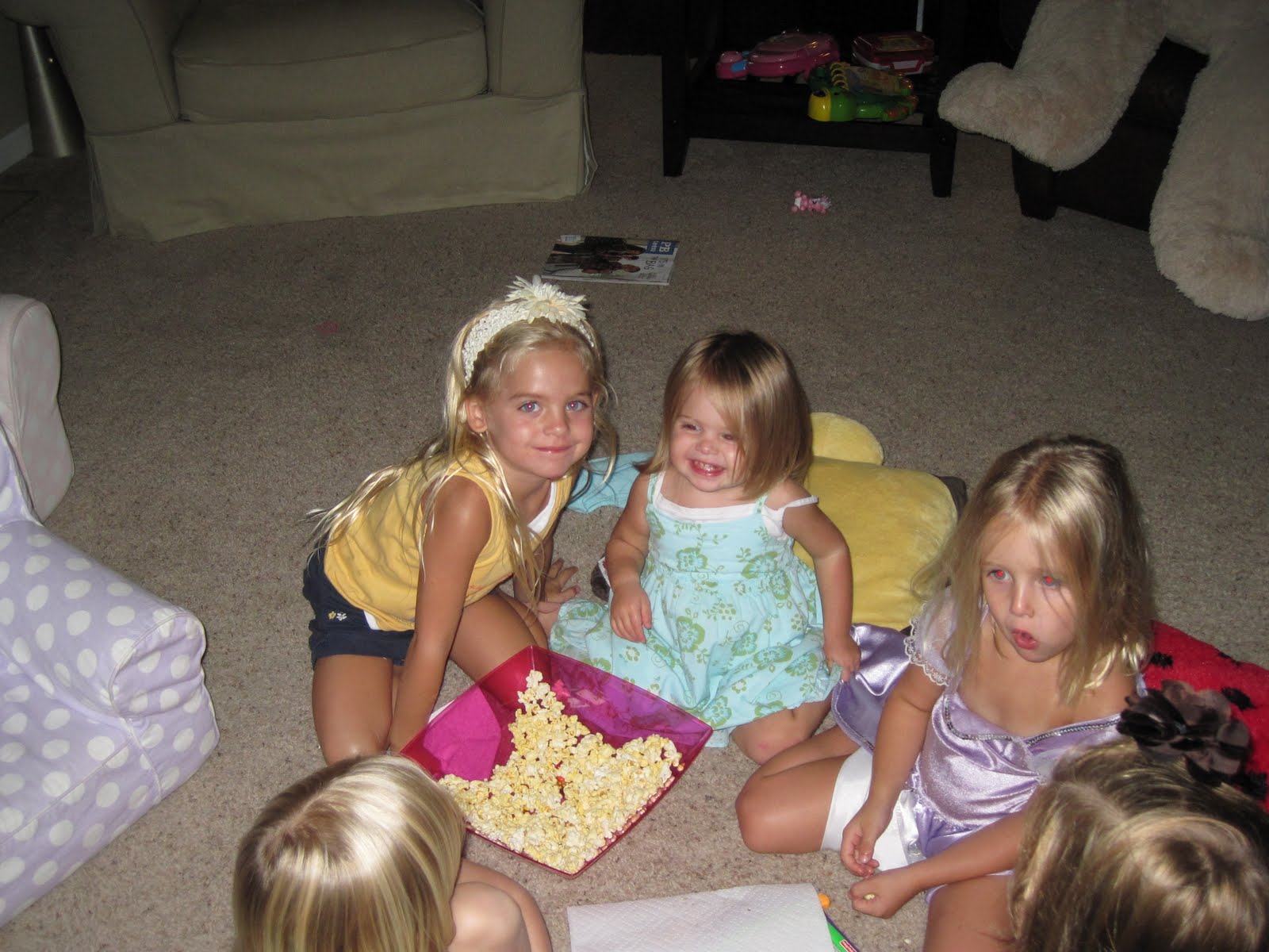 The Stein Family Blog: Girls Movie Night