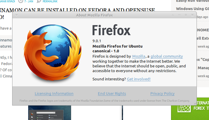 Mozilla Firefox 9 Finally Lands on Official Ubuntu Repository